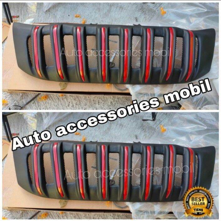 Grill Toyota Hilux 2012 - 2015 list merah | Lazada Indonesia