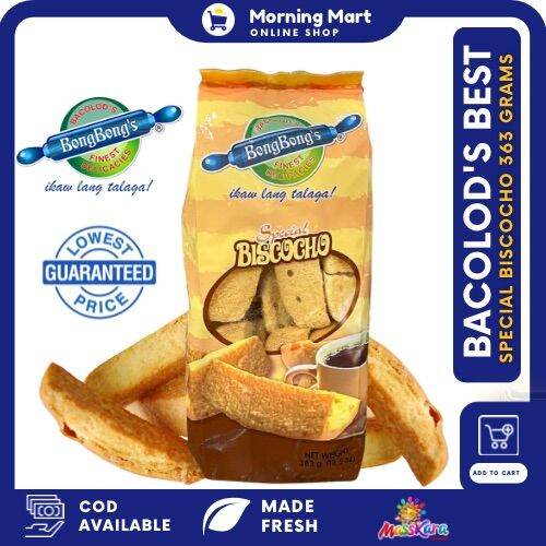 BongBong's Biscocho Big Pack 383g Freshly Baked Butter Flavor Special Bacolod Delicacy Iloilo's ...