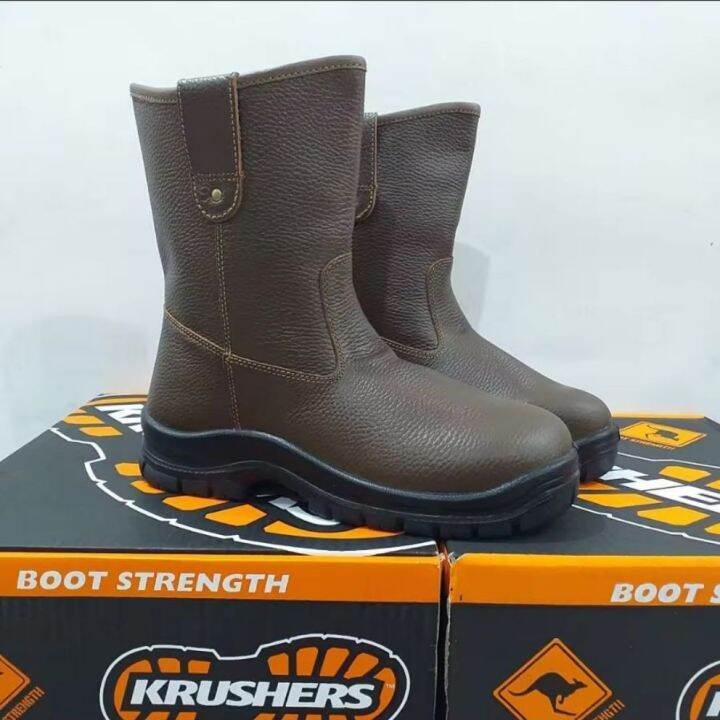 Sepatu Safety Krushers Texas / Texas Brown,Sepatu Pelindung Kerja ...