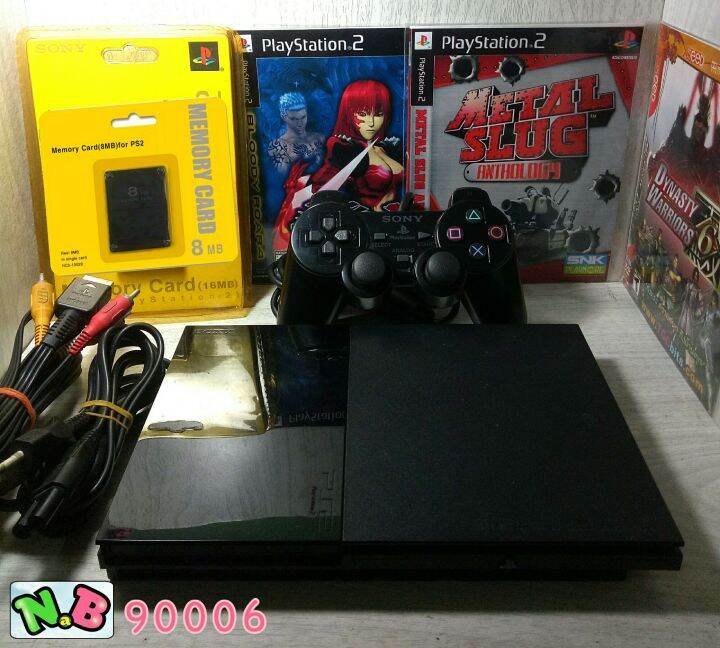 ps2 รุ่น90006 เล่นแผ่นก๊อปแผ่นแท้ได้ปกติ อุปกรณ์แถมครบ พร้อมเล่น จัดส่งในไทย | Lazada.co.th