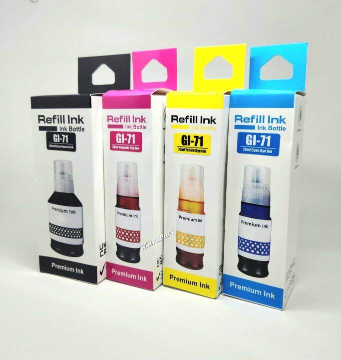 Tinta Canon Gi-71 Gi71 G1020 G2020 G3020 G3060 | Lazada Indonesia