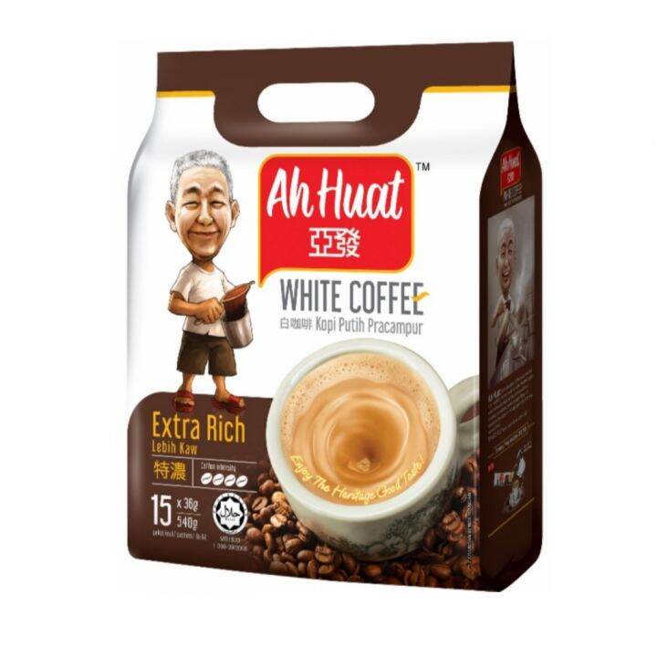 AH HUAT White Coffee Extra Rich Malaysia (15 sachet) | Lazada Indonesia