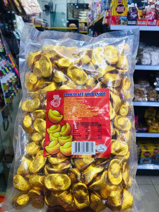 1KG Golden Treasure Chocolate Gold Coin HALAL / 巧克力元宝 巧克力金币 | Lazada