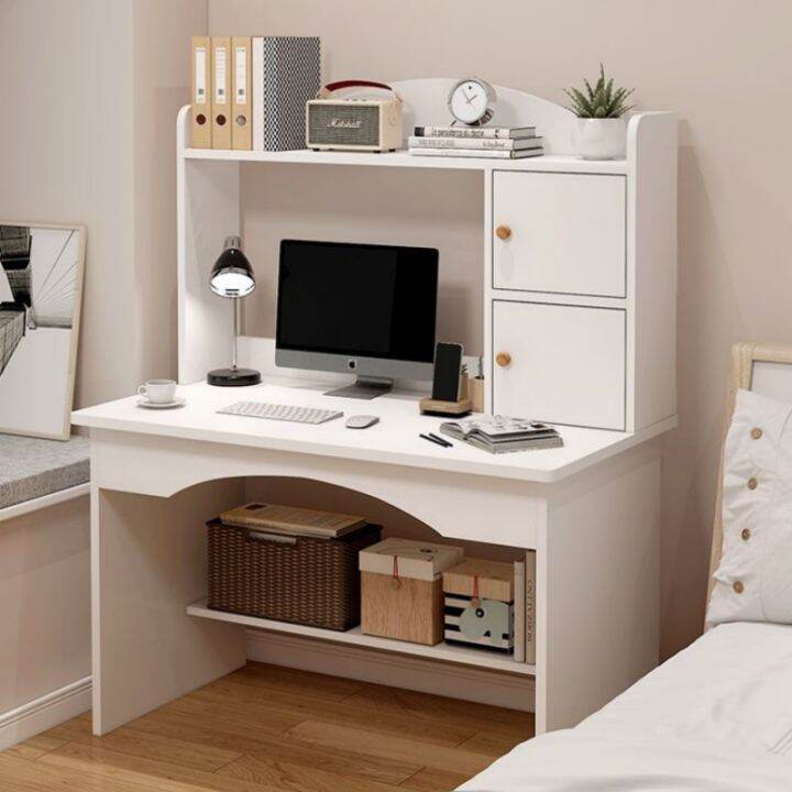 Meja Komputer Dengan Rak Buku/Meja Belajar Kayu Dengan Laci/Meja Ruang ...