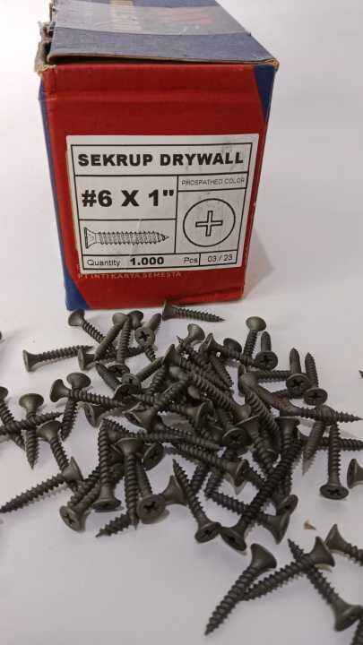 Skrup 50 pcs Mur baut skrup baja skrup gipsum 2cm 4cm 5cm 7cm | Lazada ... Skrup 50 pcs Mur baut skrup baja skrup gipsum 2cm 4cm 5cm 7cm | Lazada ...