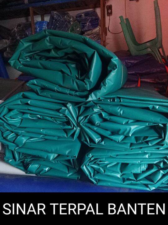 TERPAL TEROP/TENDA bahan semi karet,Ukuran bersih 5,50X7m KUAT DAN ...