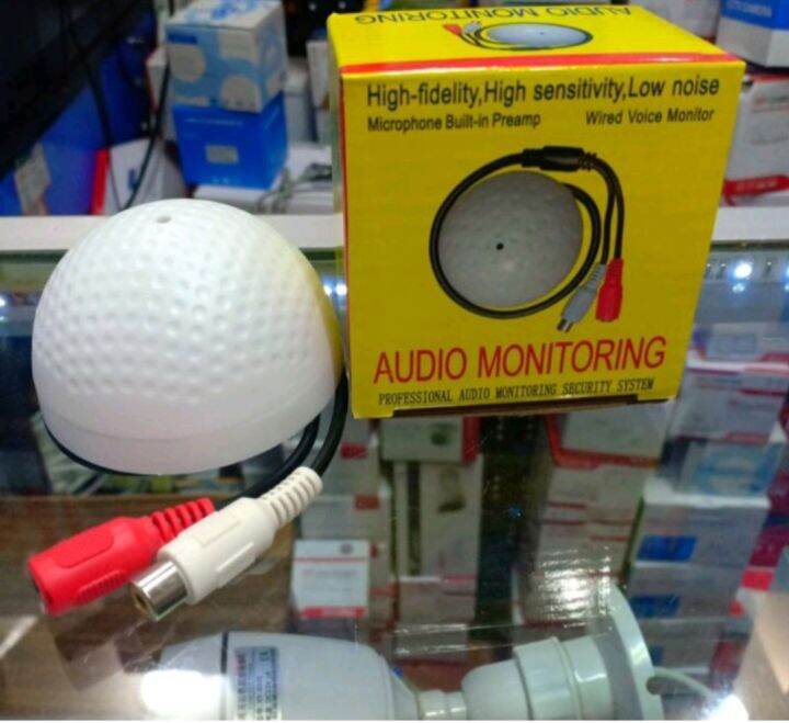 Mic Kamera Cctv / Audio Monitoring Camera Cctv Model Bulat | Lazada ...