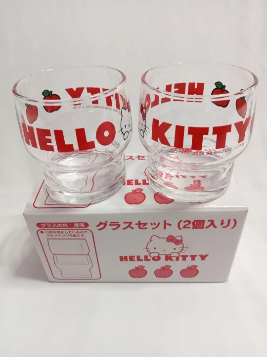 Sanrio Hello Kitty Collection - Glass Set (2 pieces) Collector's Item ...