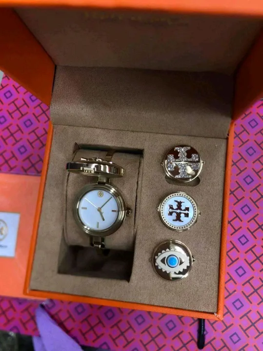 Tory. Burch Reva Interchangeable Cover Ladies Bangle Watch | Lazada PH