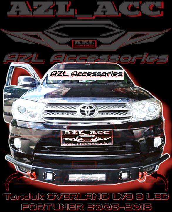 TANDUK DEPAN OVERLAND LV3 3 LED TOYOTA INNOVA/FORTUNER/VRZ/HILUX ...