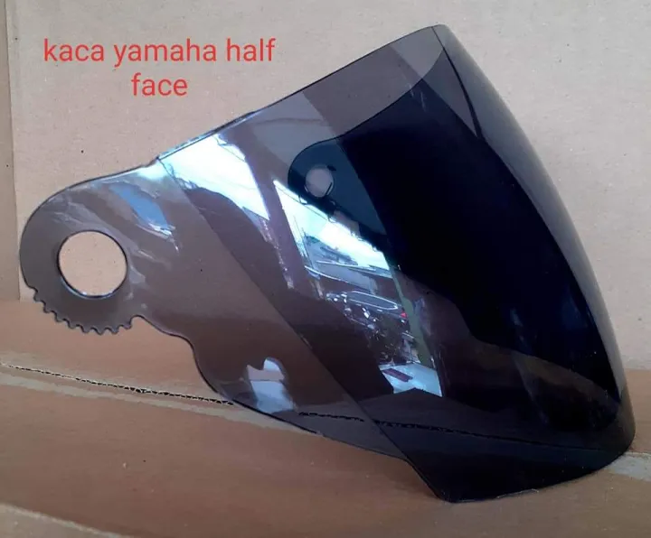 kaca visor helm Yamaha half face biasanya hadiah dari motor | Lazada ...