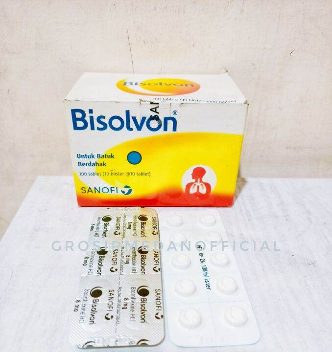 BISOLVON TABLET OBAT BATUK | Lazada Indonesia