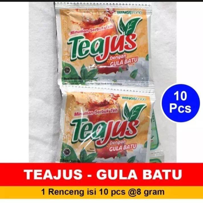 Tea jus gula batu & apel 1 pack | Lazada Indonesia