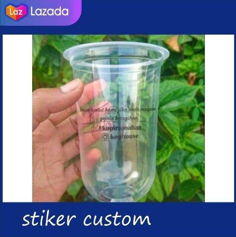 CETAK LOGO GELAS PLASTIK CUP | Lazada Indonesia