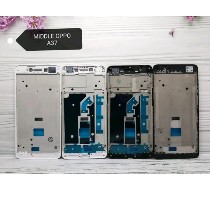 FRAME LCD OPPO A37 BAZEL TULANG TENGAH RANGKA KERANGKA CASING HP OPPO ...