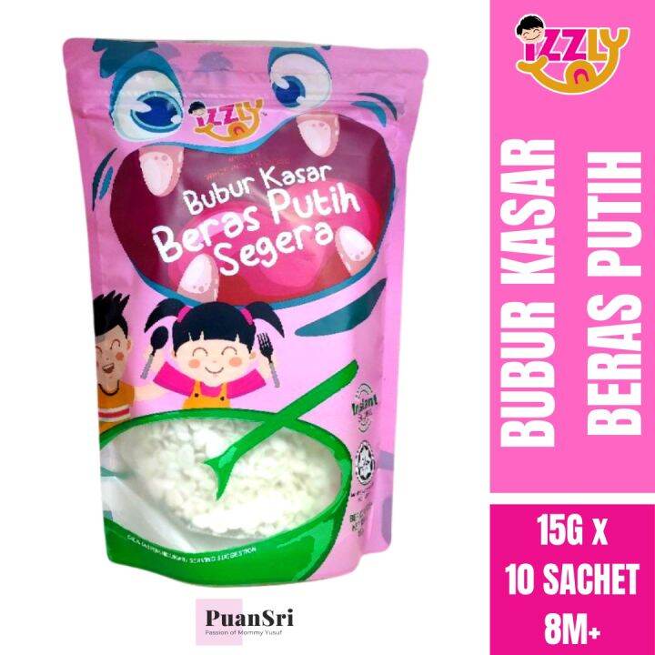 💛 IZZLY BERAS PUTIH KASAR SEGERA| PORRIDGE WHITE RICE| BUBUR NASI ...