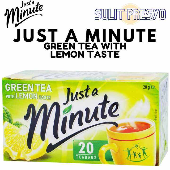 Just A Minute Green Tea with Lemon Taste 20 Bags | Lazada PH