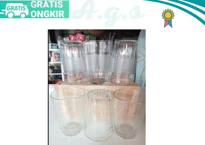 Gelas Biasa 1 Lusin Murah - Gelas Kopi - Gelas Kopi 1 Lusin - Gelas ...