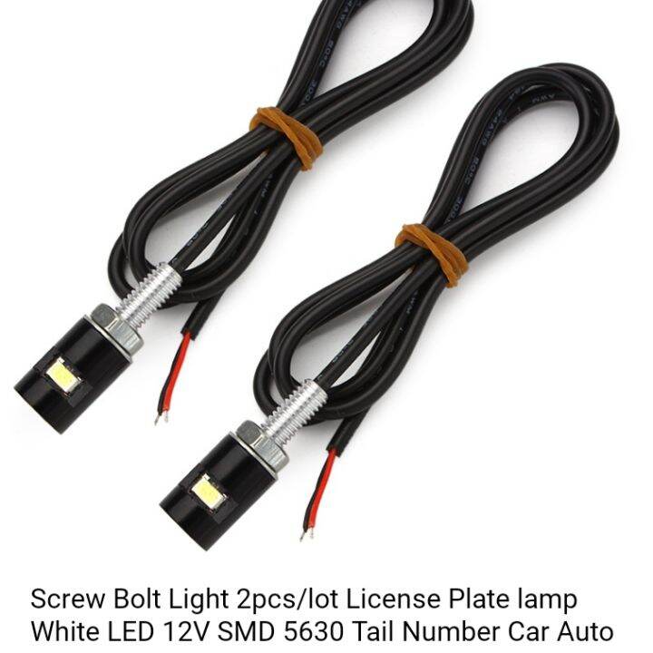 LED PLATE LIGHT Screw Bolt LED 1 pair | Lazada PH