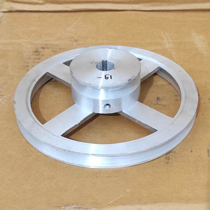 Pulley tepung kombinasi 8 inch 3 inch as 25 mm jalur A susun bertingkat ...