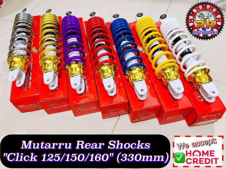 Honda Click 125/150/160 Mutarru Rear Shocks (330mm) | Lazada PH