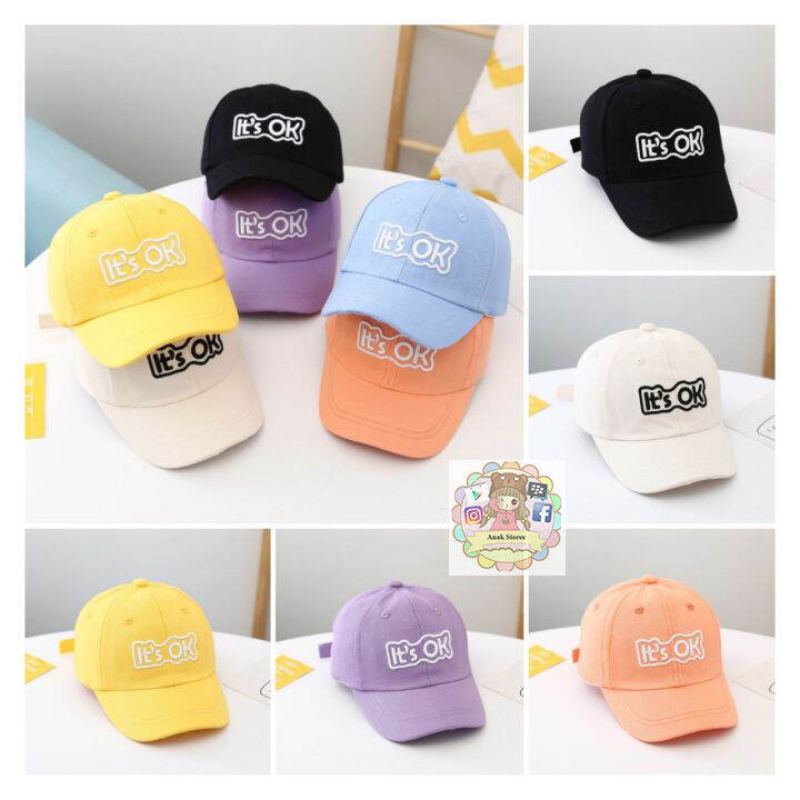 topi anak its ok terbaru / Topi Anak Laki laki Perempuan Model Terbaru ...