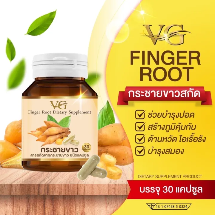 VG FINGER ROOT กระชายขาว ของแท้ ส่งตรงจากบริษัท | Lazada.co.th