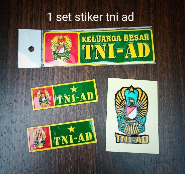 stiker tni ad 1 set stiker timbul | Lazada Indonesia