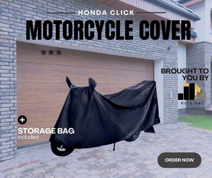 JD Motozone-BG [HONDA CLICK] POLYESTER MOTORCYLE COVER | For Motorcycle ...