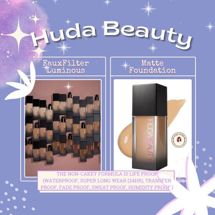 HUDA BEAUTY Faux Filter Matte Foundation | Lazada Indonesia