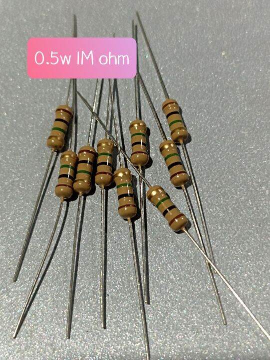 10BUAH RESISTOR 0.5W 1M OHM SETENGAH WATT 1MOHM 0.5 WATT 1M OHM 0.5WATT 1M OHM | Lazada Indonesia