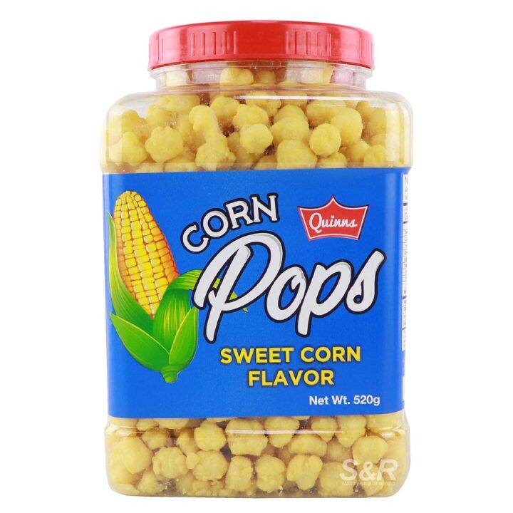 Quinns Corn Pops Sweet Corn Flavor 520g | Lazada PH