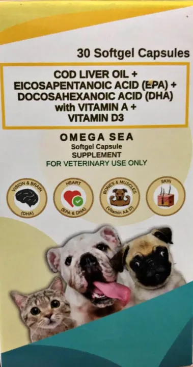 OMEGA SEA PLUS 30 softgel/bot supplement for cats & dogs | Lazada PH