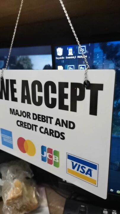 MAJOR DEBIT AND CREDIT CARDS DOOR BANNER | Lazada PH