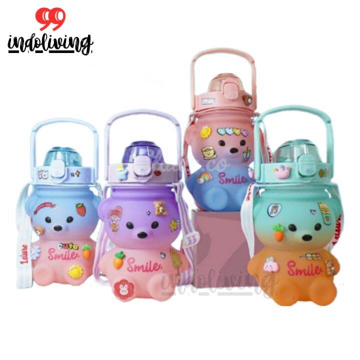 Botol Minum Beruang Bear Smile Gradasi 1400ml | Lazada Indonesia