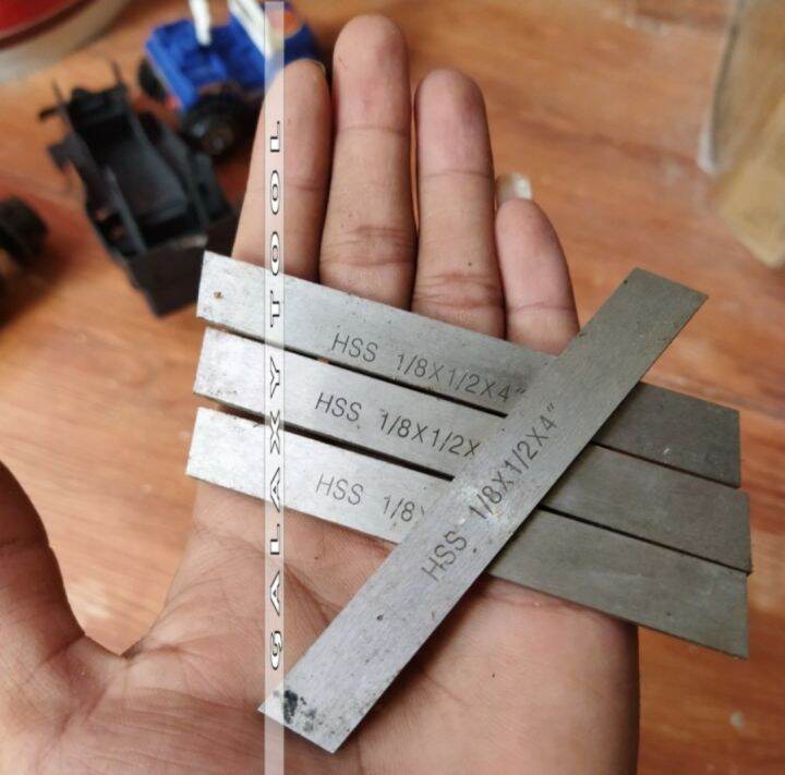 Pahat bubut besi HSS 1/8 x 1/2 x 4 inch mata pisau potong HSS Square Tool Bit | Lazada Indonesia