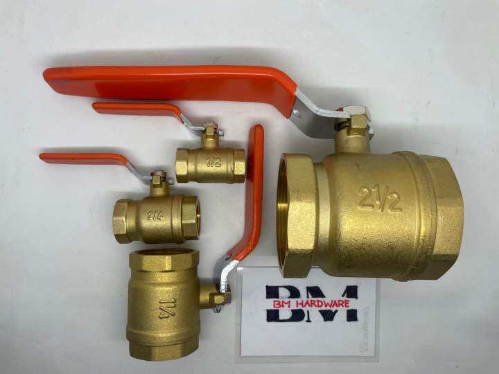 Ball Valve Kuningan KITZ 1/2 , 3/4 , 1 1/4 , 2 1/2 | Lazada Indonesia