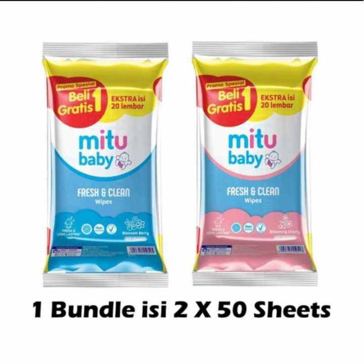 MITU TISSUE BUY 1 GET 1 (2 PACK) 50 sheet | Lazada Indonesia