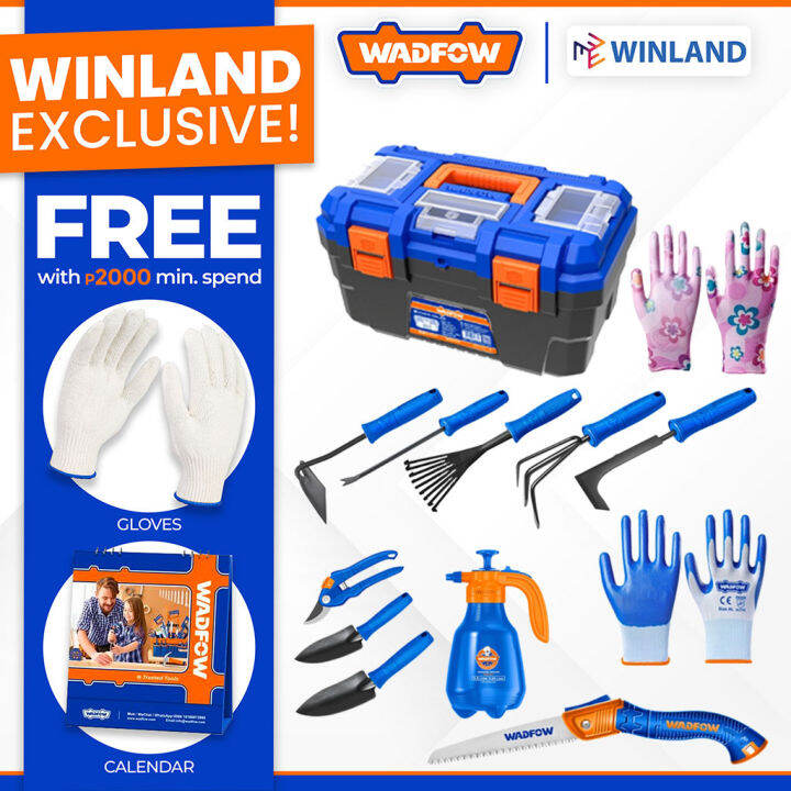 WADFOW by Winland 13pcs Hand Tools / Garden Tool Set with 16inch ...