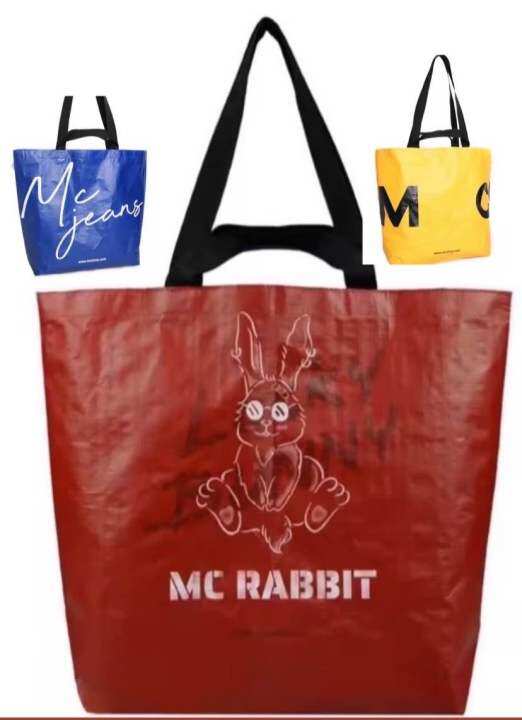 Mc Jeans แท้100% ถุงช้อปปิ้ง มี 3 สี พร้อมหูหิ้ว ขนาดใหญ่ บรรจุได้มาก ...