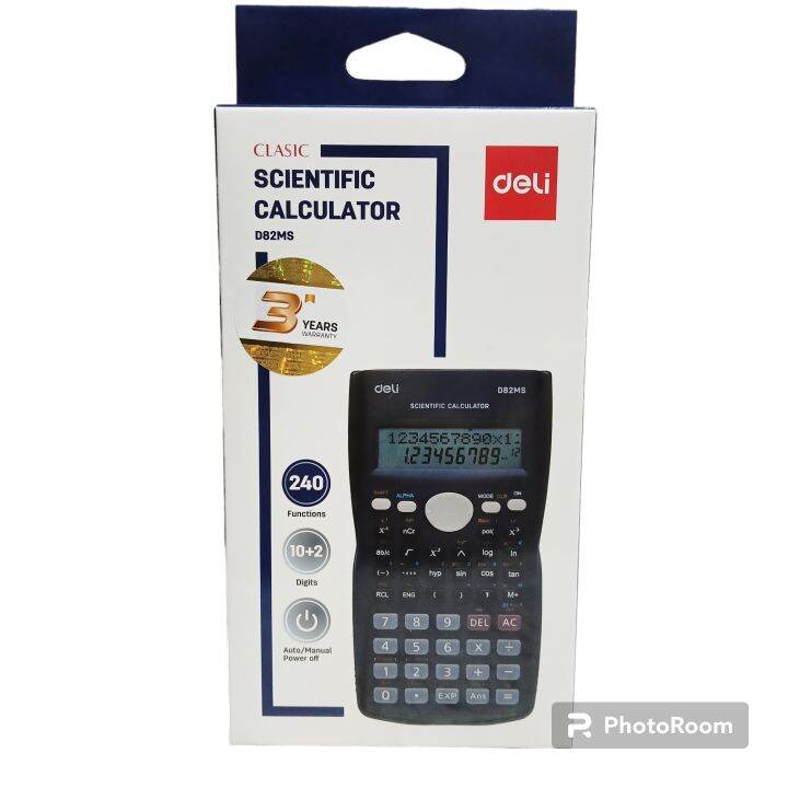 Deli Kalkulator Ilmiah Scientific Calculator Sekolah Kuliah Kimia ...