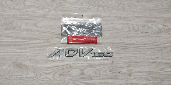 Emblem Mark Logo Timbul Honda ADV 160 Chrome Gold Sepasang Kanan dan ...
