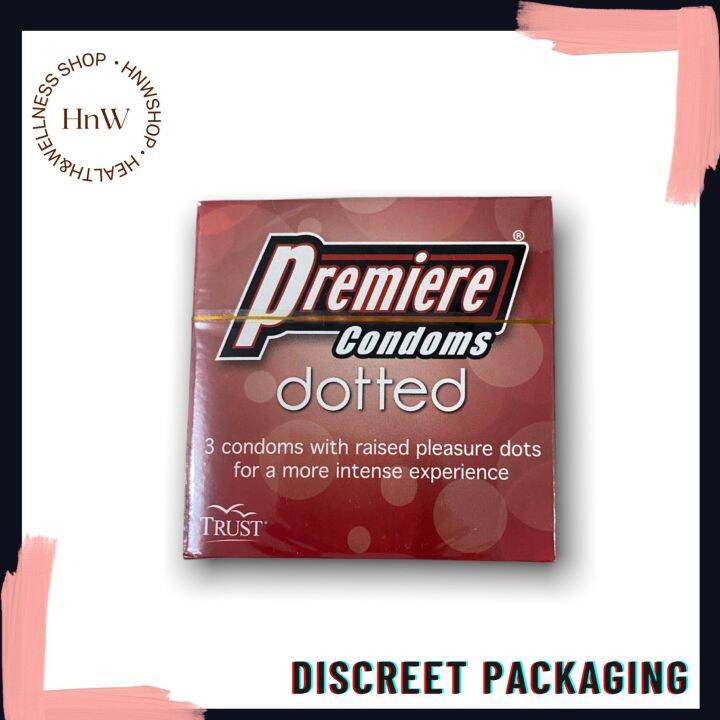 Premiere Condom Dotted 3 Condoms per Box | Lazada PH