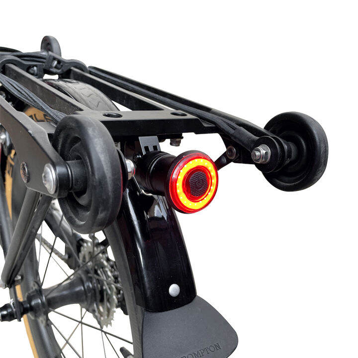TWTOPSE Bicycle Smart Auto Light Mount Set For Brompton Original Rear ...