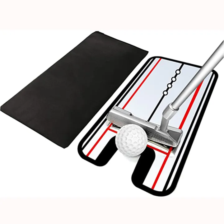 Golf Putting Practice Mirror Putting Alignment Mirror Training Aid Golf ...