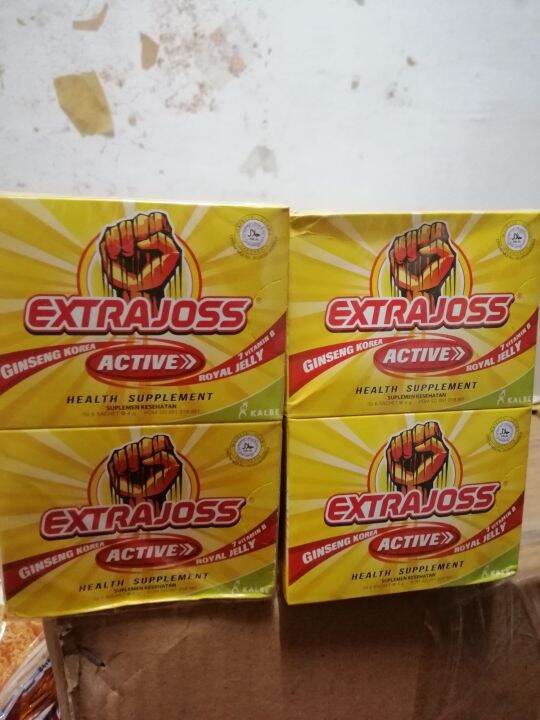 EXTRA JOSS ACTIVE MINUMAN ENERGI 1BOX 6 SACHET /HEALTH SUPPLEMENTS ...