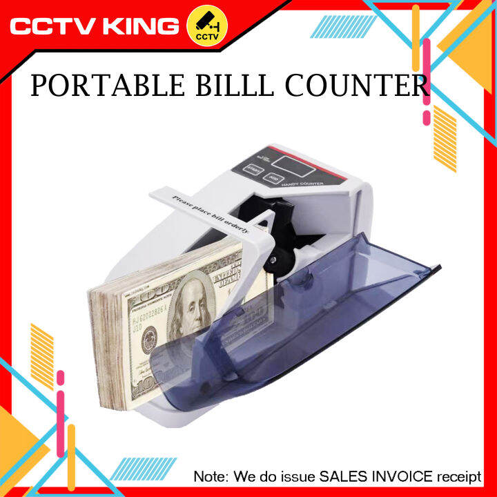 Portable Automatic Multi Currency Money Cash Bill Counter counting ...