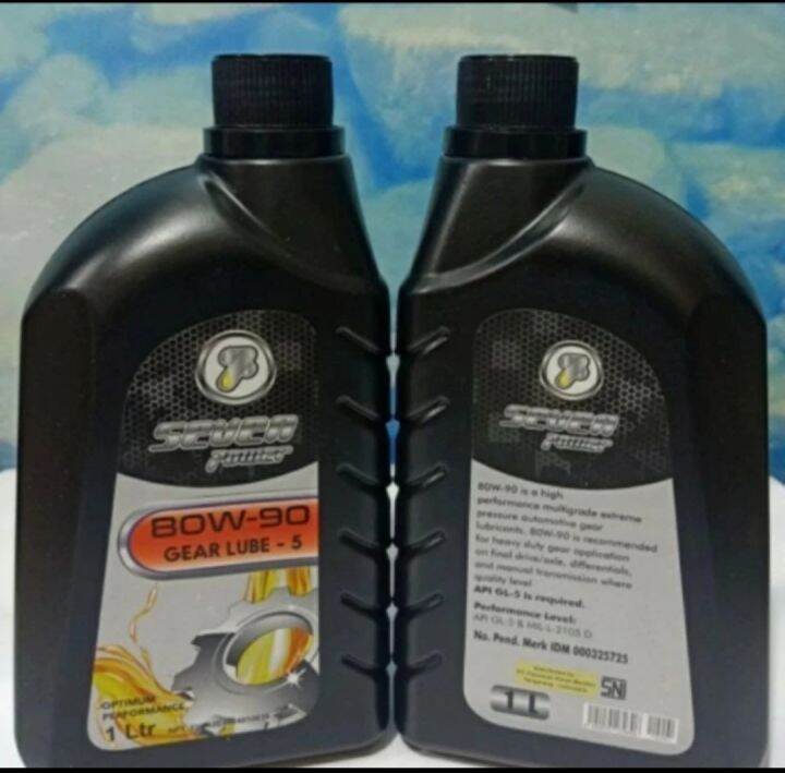 SEVEN POWER GEAR 80W90/80W-90 GL5/Oli Gir/Perseneling/Gardan GL 5 (1L ...