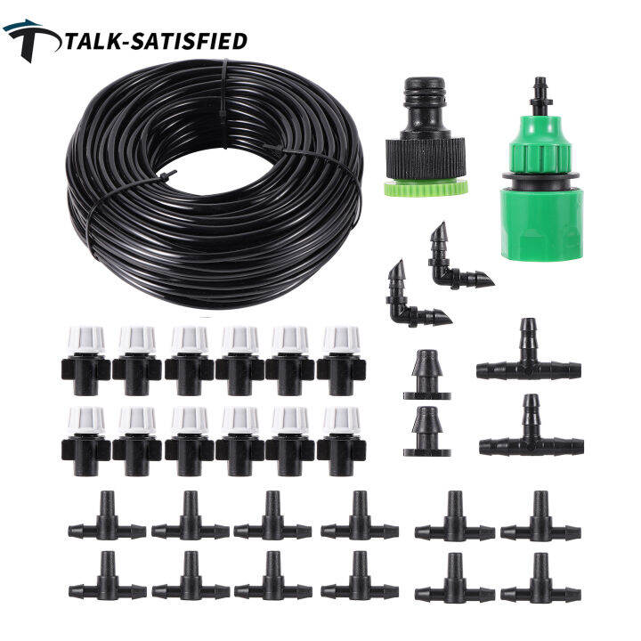 5m/10m/20m Automatic Misting Sprsyer Watering kit Garden Drip ...