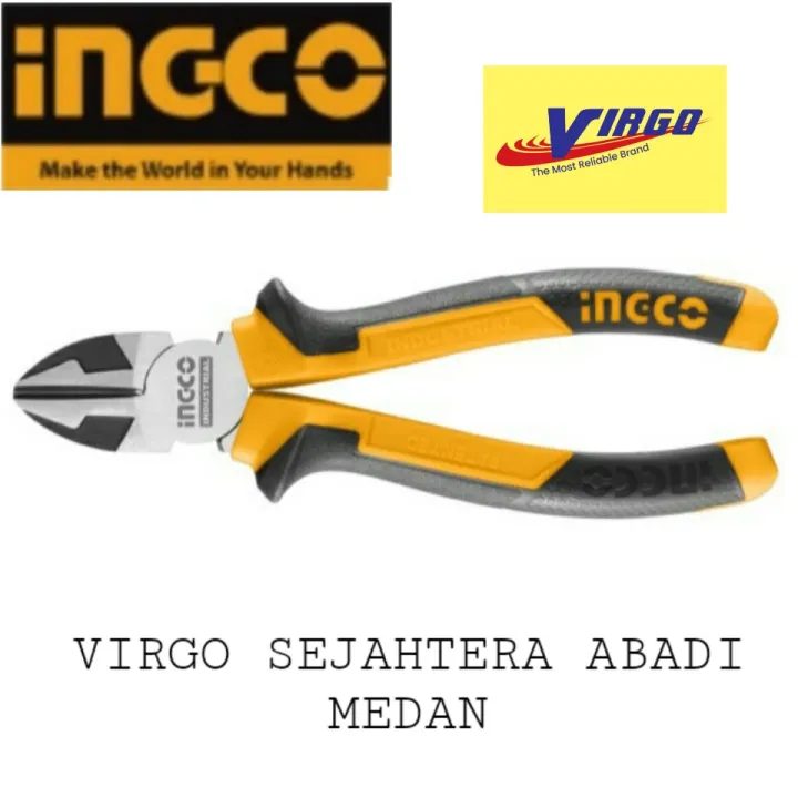 HDCP28188 TANG POTONG INDUSTRIAL 7" DIAGONAL CUTTING PLIER 7 INCH INGCO ...